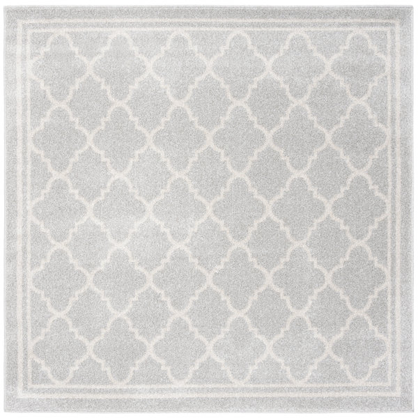 Lark Manor Ammundsen Geometric Light Grey/Beige Area Rug & Reviews - Wayfair Canada